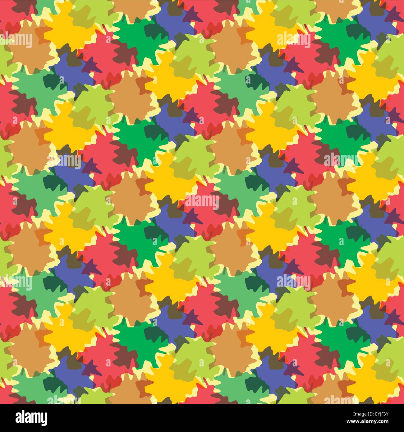 Vector abstract seamless background with repetitive colored spots Stock ...