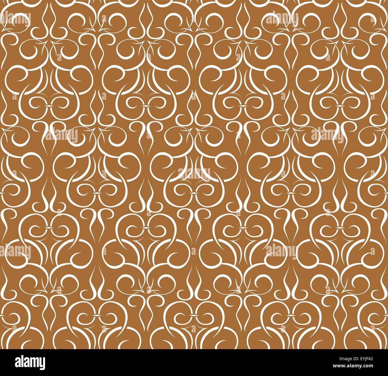 Repeating pattern on a brown background. seamless wallpaper Stock ...