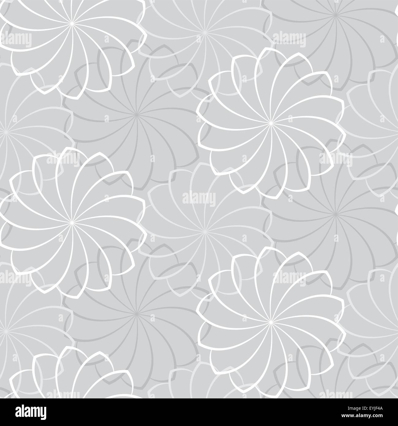 Vector seamless gray background with a flower pattern Stock Vector ...