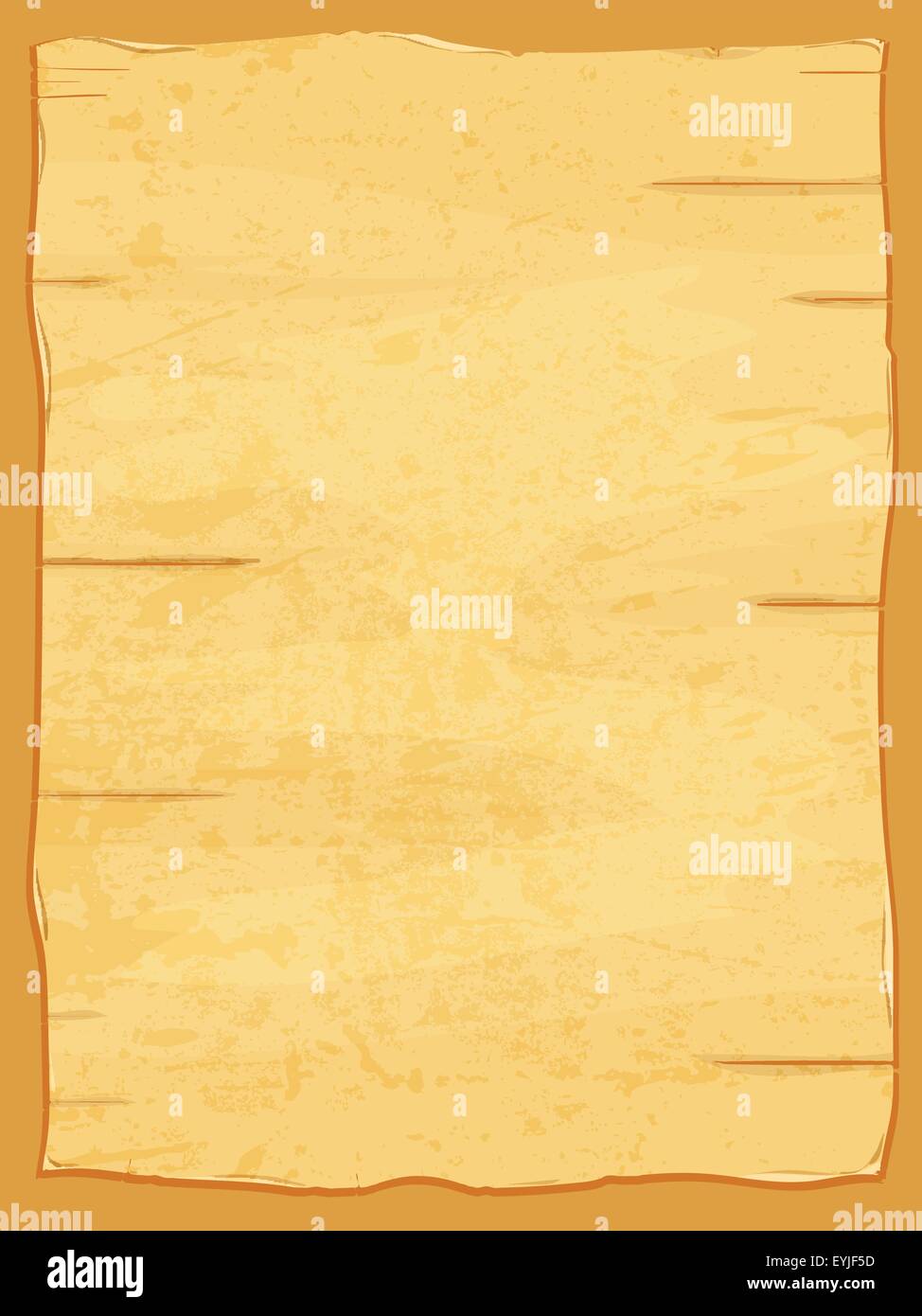 Vector yellow crumpled papyrus paper. Old dirty sheet Stock Vector ...