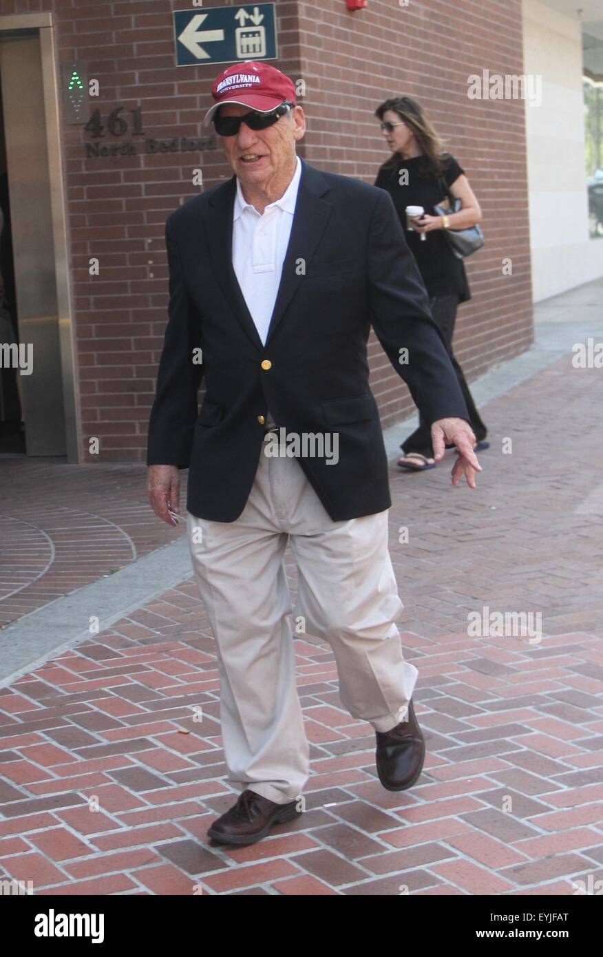 Mel Brooks spotted out on Santa Monica Boulevard in Beverly Hills ...