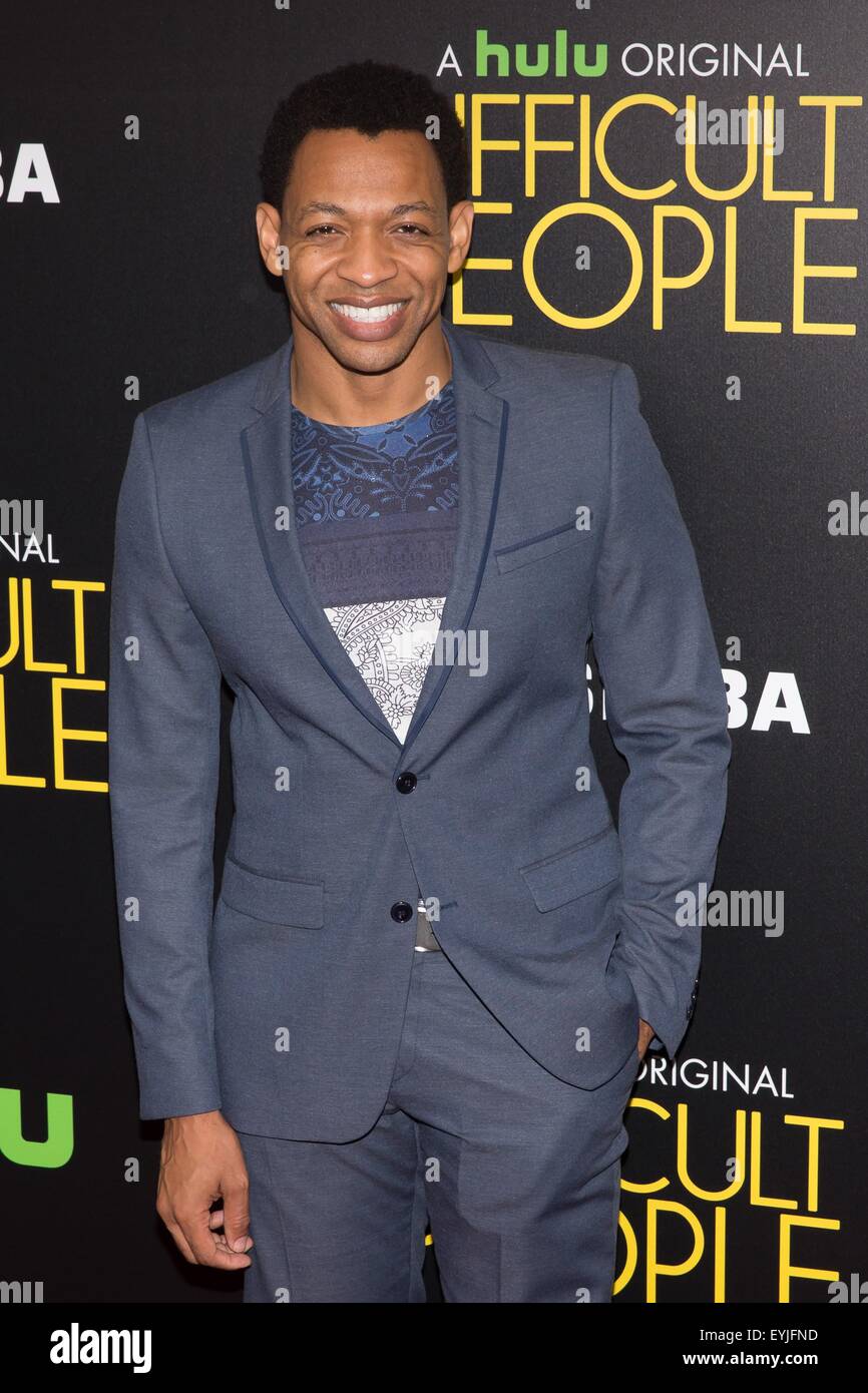 New York, NY, USA. 30th July, 2015. Derrick Baskin at arrivals for ...