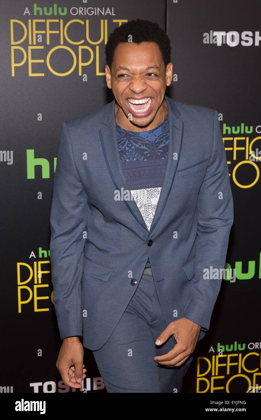 New York, NY, USA. 30th July, 2015. Derrick Baskin at arrivals for ...