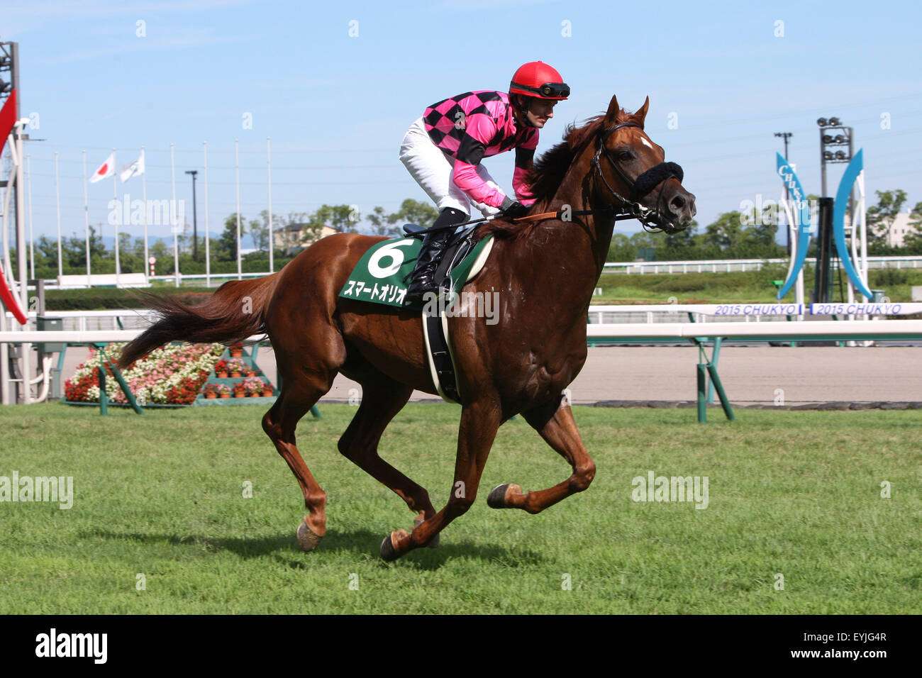Aichi, Japan. 26th July, 2015. Smart Orion ( Mirco Demuro) Horse Racing ...