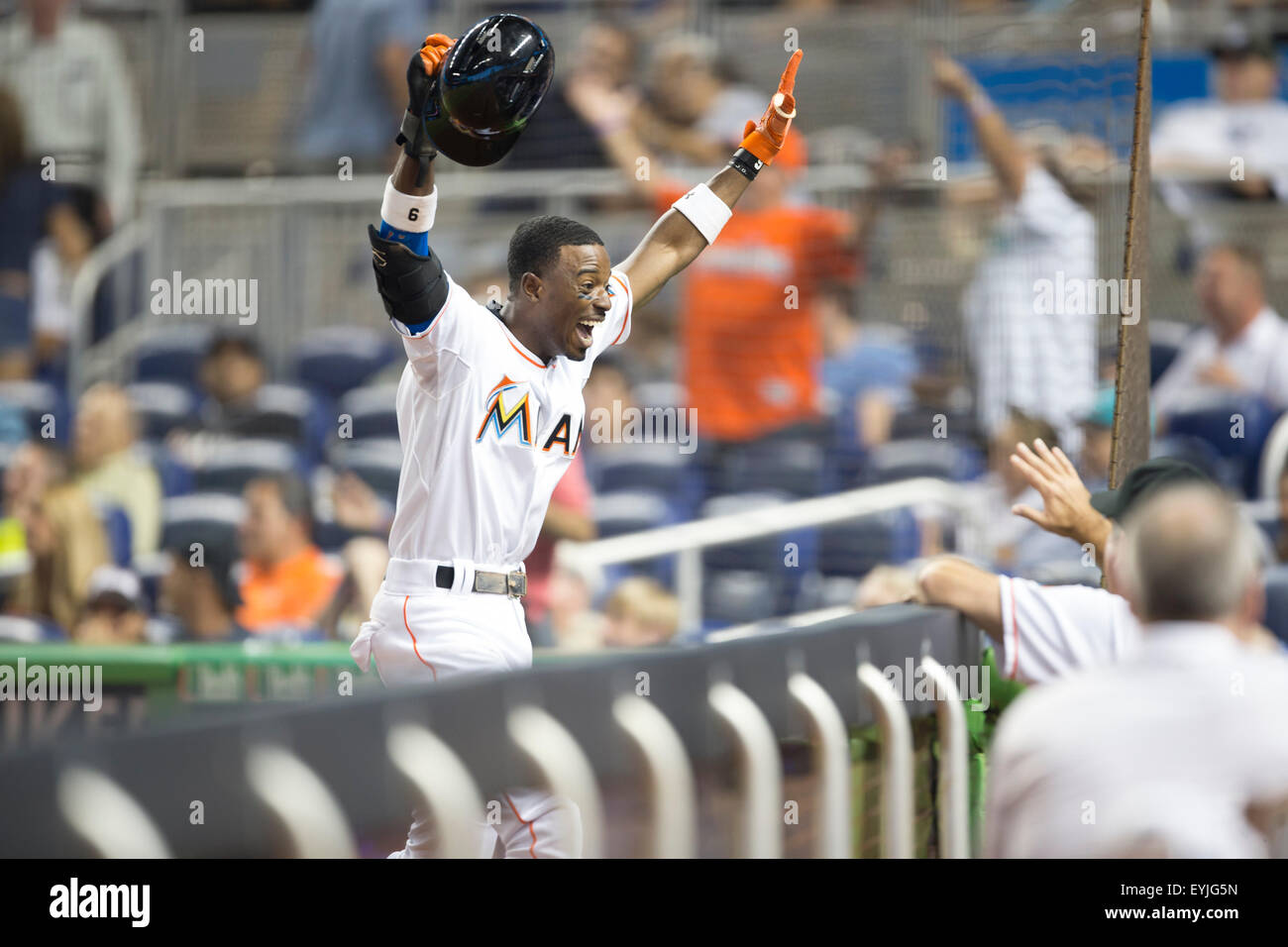Miami, Florida, USA. 16th June, 2015. Dee Gordon (Marlins) MLB : Dee ...