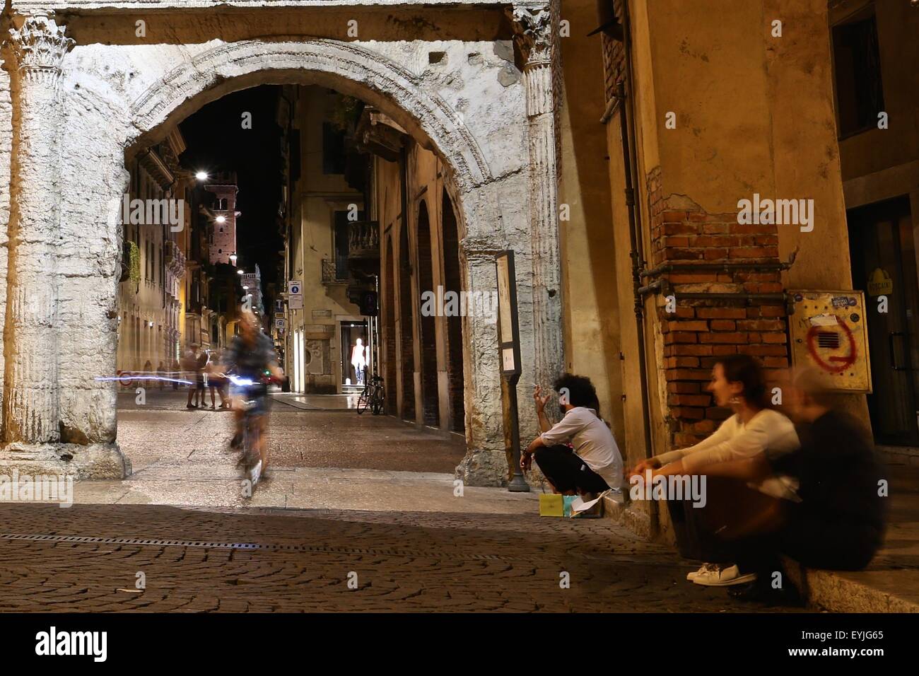 Verona italy 27th july 2015 hi-res stock photography and images - Alamy