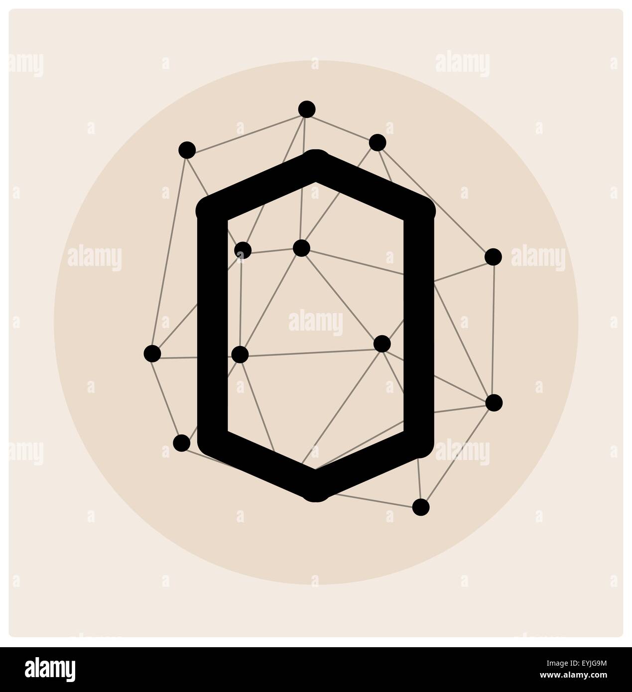 Abstract polygonal letter in Cosmic style Stock Vector Image & Art - Alamy