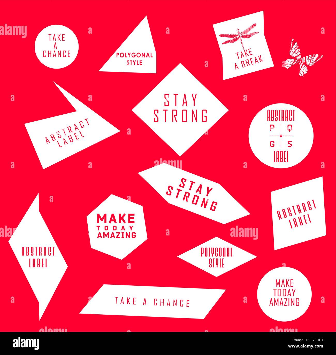 Abstract labels with Quote infographic Stock Vector Image & Art - Alamy