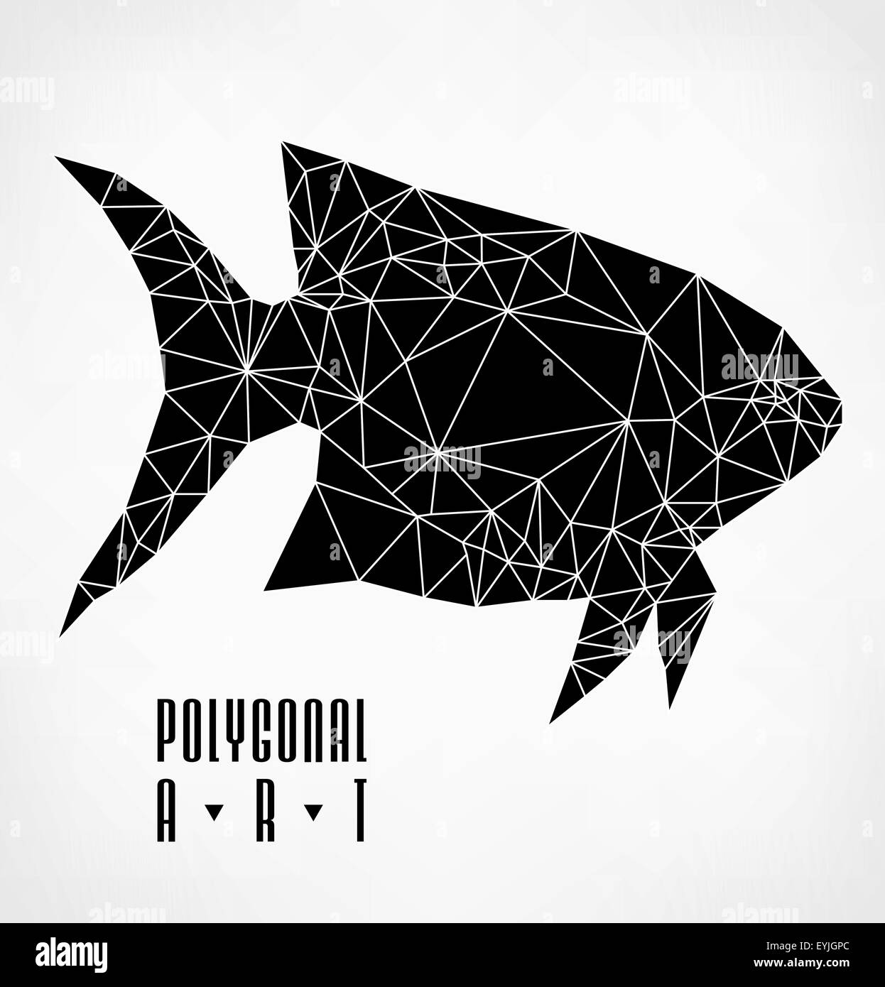 Abstract polygonal fish Stock Vector Image & Art - Alamy