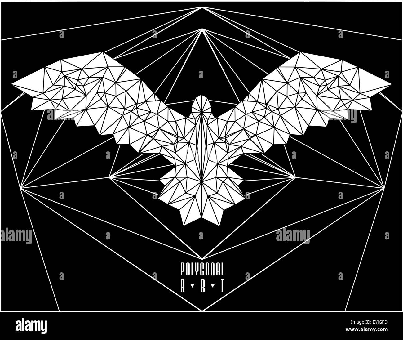 Polygonal bird hi-res stock photography and images - Alamy