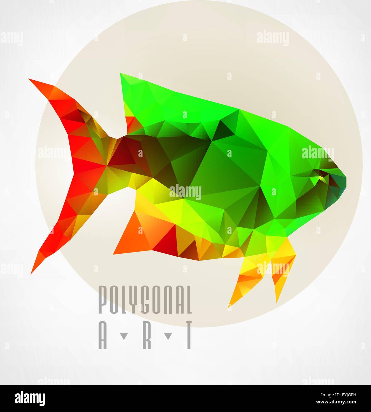 Abstract polygonal fish Stock Vector Image & Art - Alamy