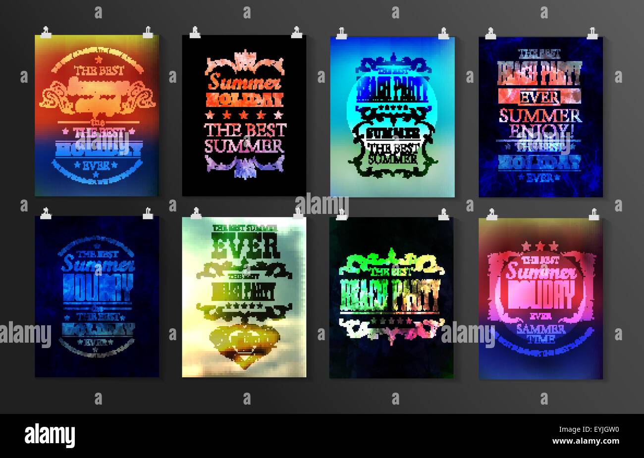 Typographical poster, retro design Stock Vector Image & Art - Alamy