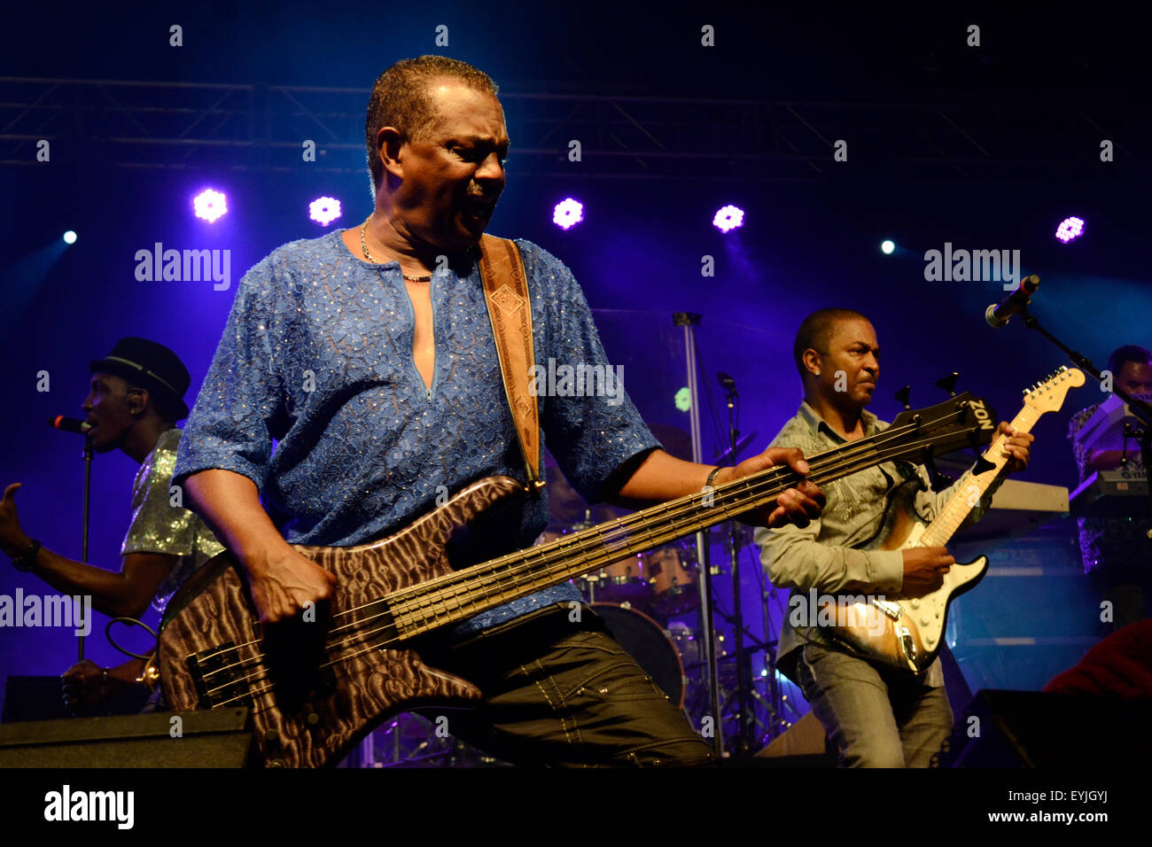 Kool and the Gang performing live in Palma de Majorca, August 2014 ...