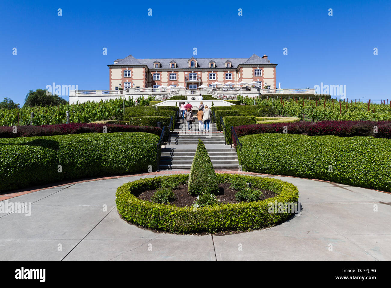 Napa Valley, California - May 12 :Beautiful Chateau, Domaine Carneros a ...