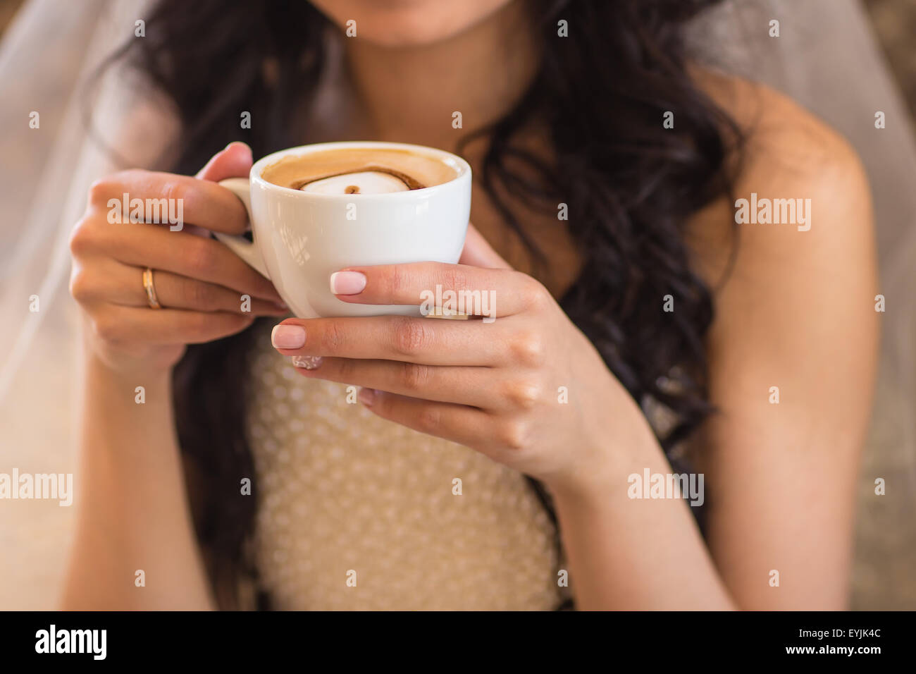 coffee cup in hands Stock Photo - Alamy