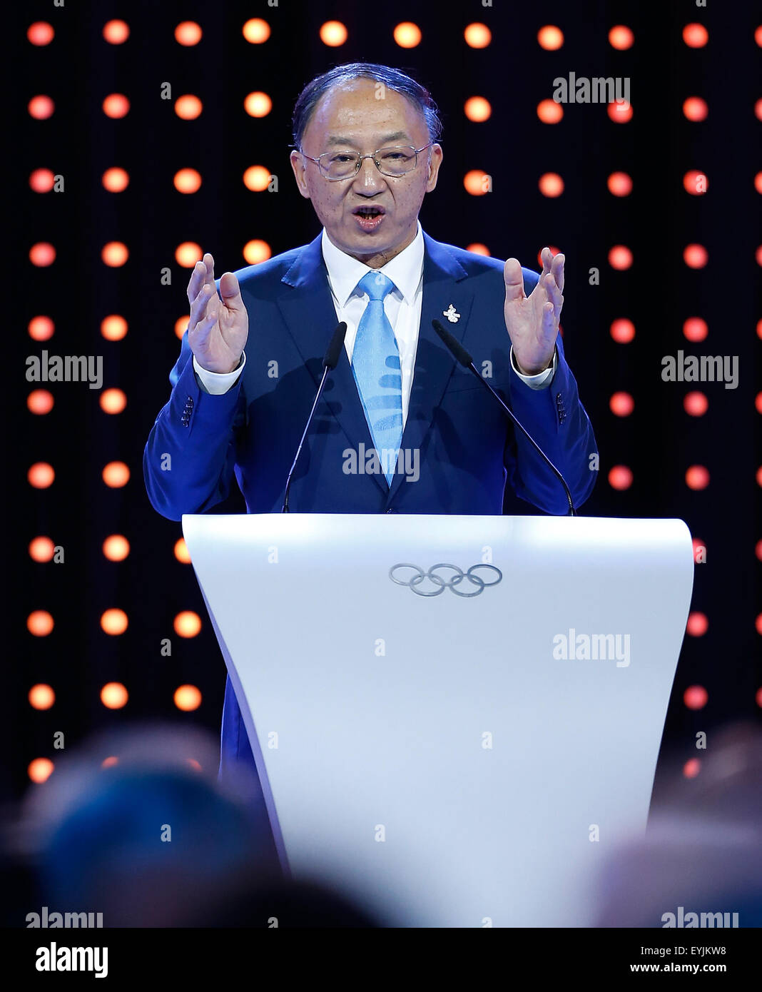 Kuala Lumpur, Malaysia. 31st July, 2015. Liu Peng, president of the ...