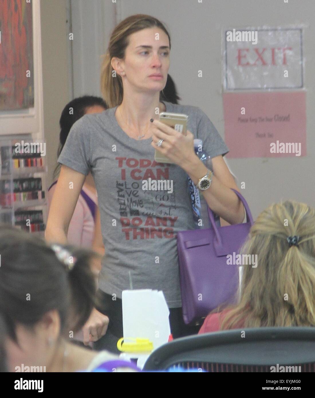 Rhea Durham gets a manicure at a nail salon in Beverly Hills Featuring ...