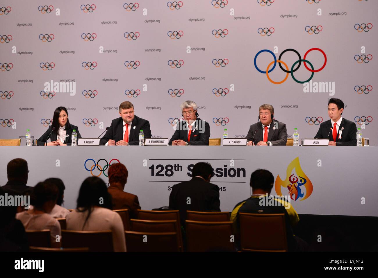 Kuala Lumpur, Malaysia. 31st July, 2015. Almaty 2022 Olympic Winter ...