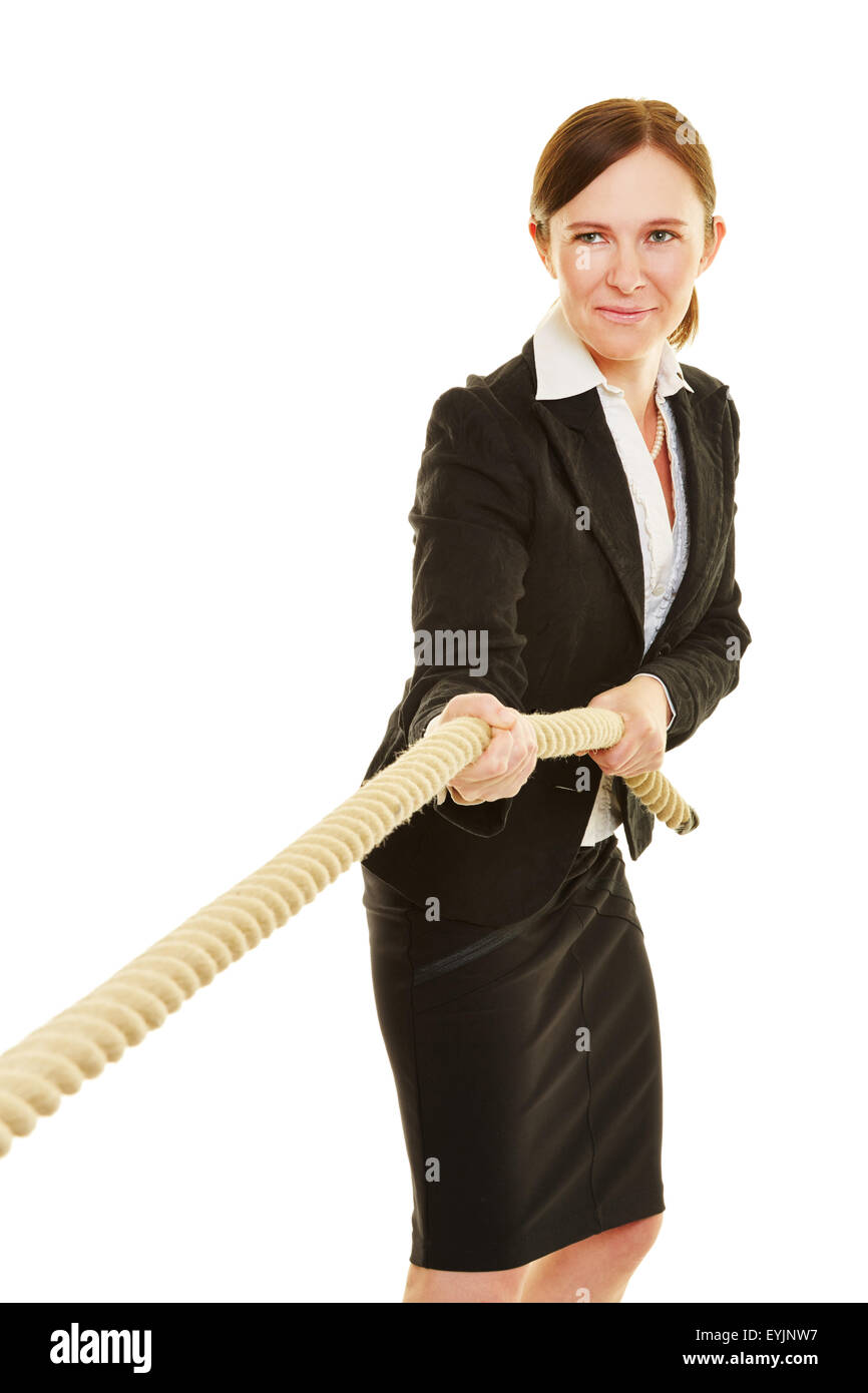 Hands pulling string hi-res stock photography and images - Alamy