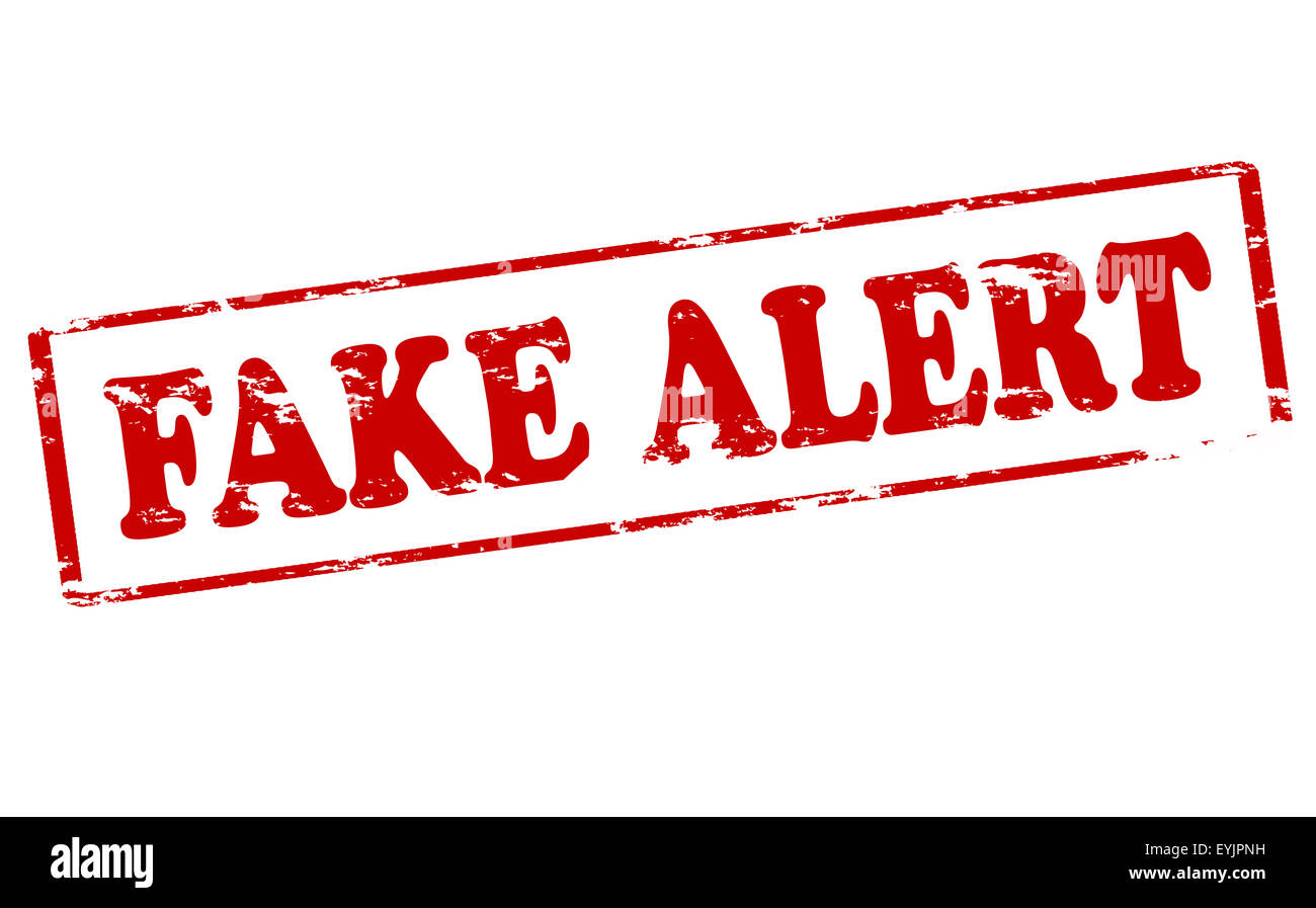 Rubber stamp with text fake alert inside, vector illustration Stock ...