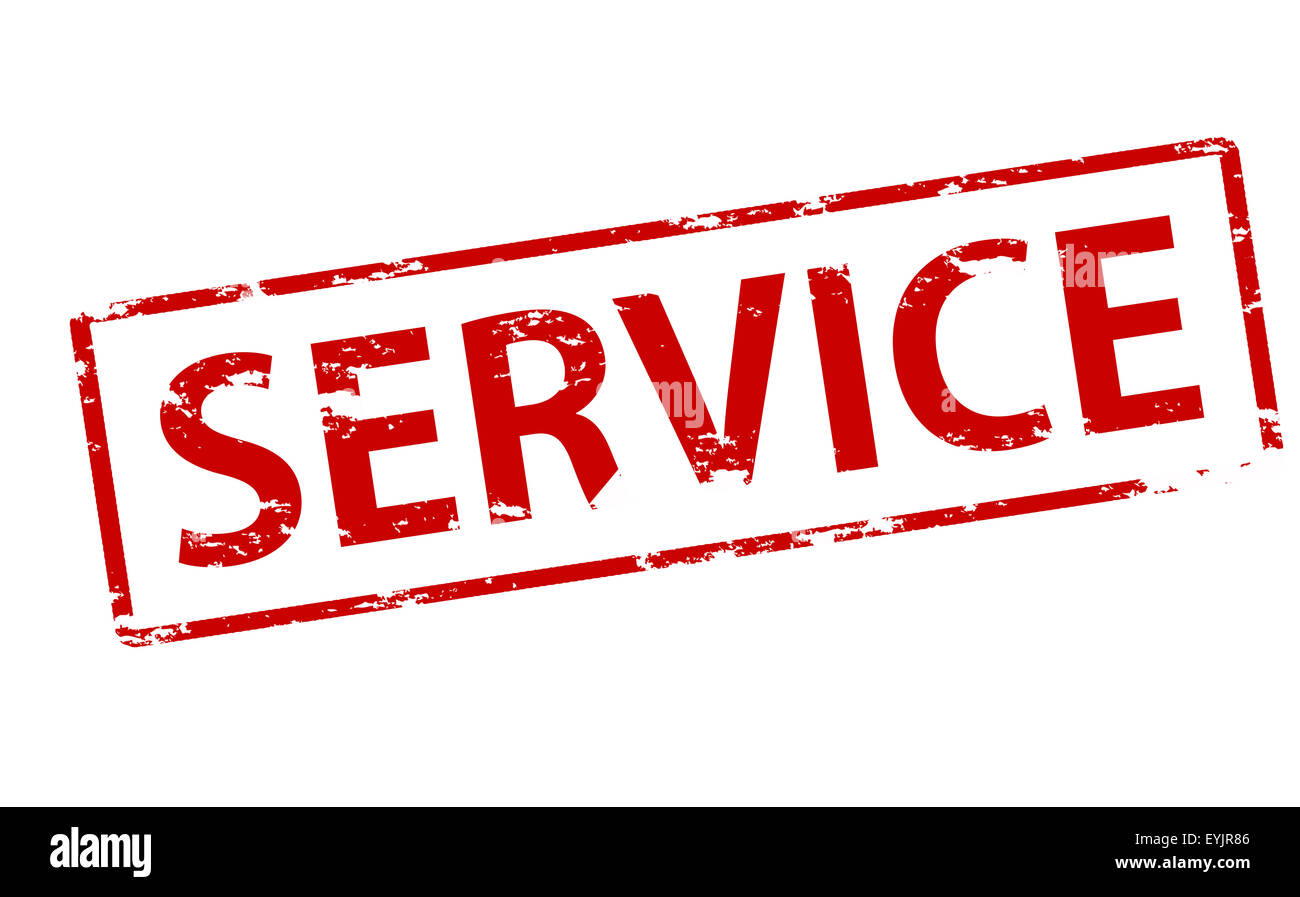 Rubber stamp with word service inside, vector illustration Stock Photo ...