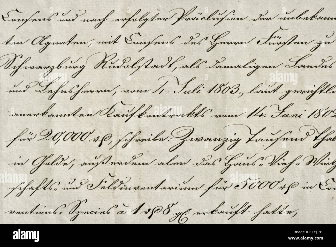Antique Calligraphic Handwriting Old Ink Manuscript Grunge Vintage Paper Background Stock