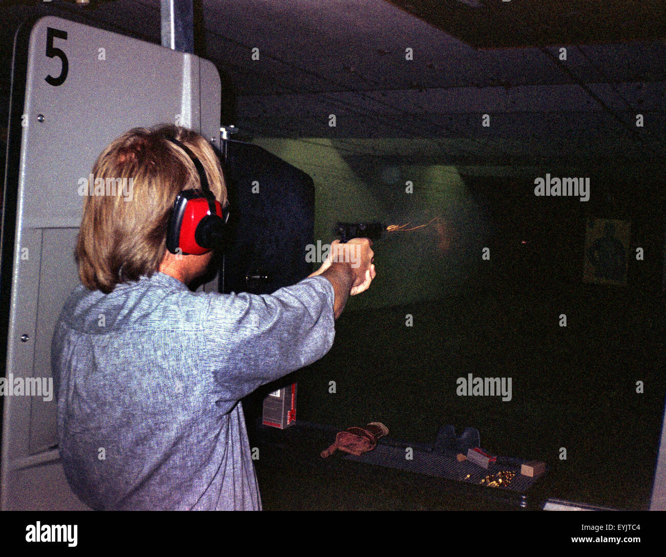 bullet in flight brian mcguire Stock Photo - Alamy