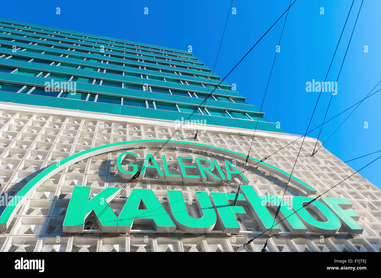 Exterior of Galeria Kaufhof, a German department store chain and one of ...