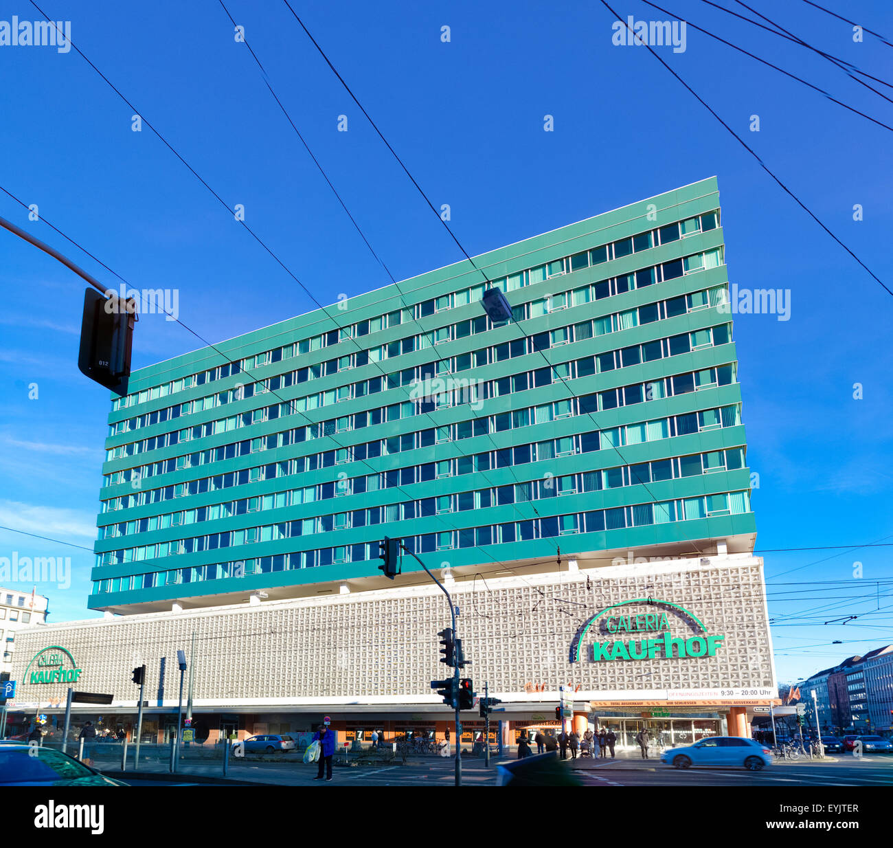 Exterior of Galeria Kaufhof, a German department store chain and one of ...