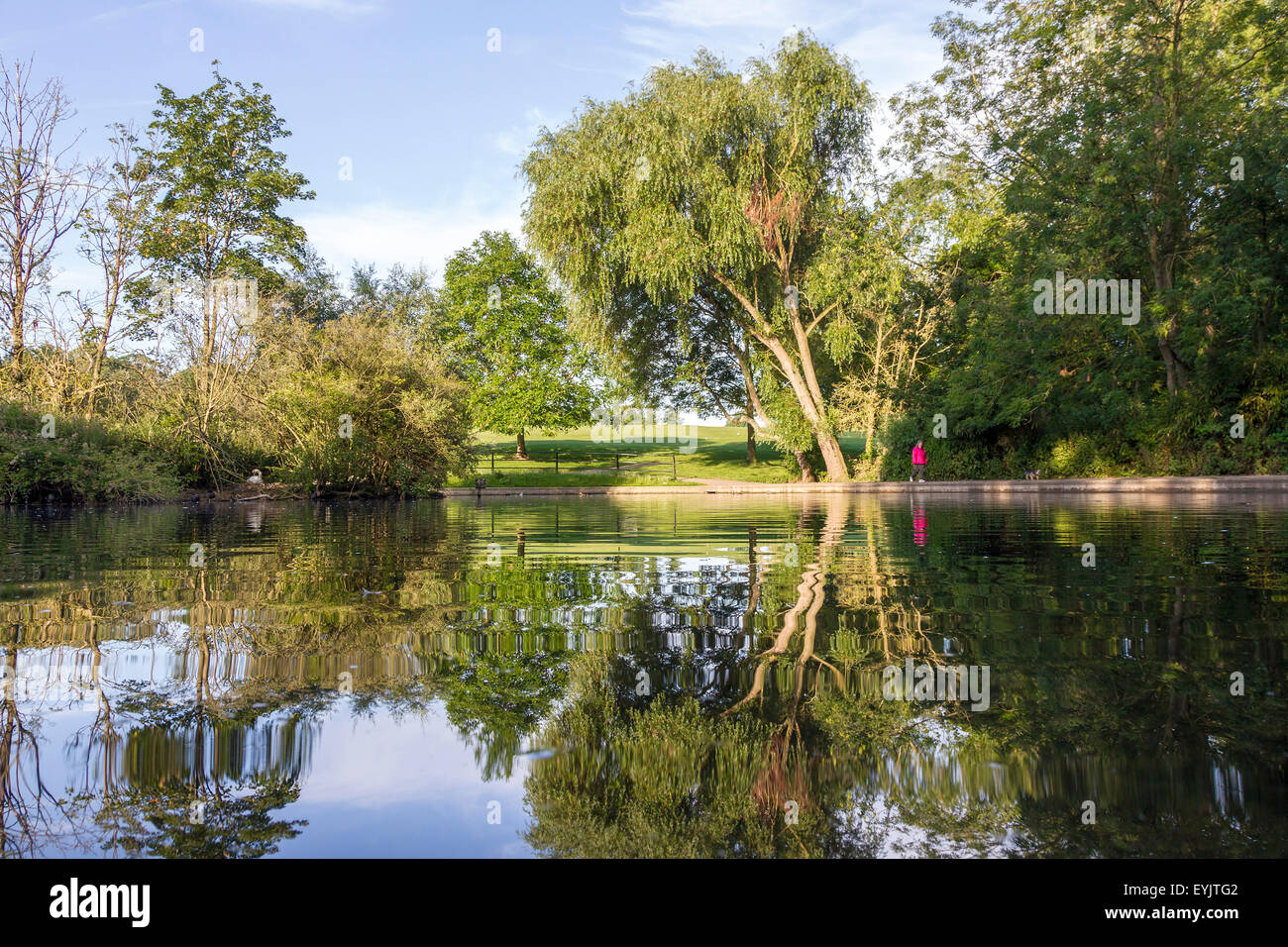 Northampton, UK. 31st July, 2015. Abington Park with a sunny early ...