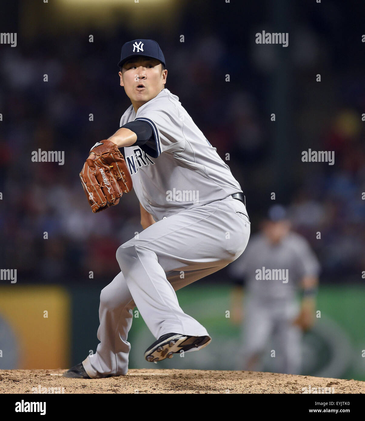 Arlington, Texas, USA. 29th July, 2015. Masahiro Tanaka (Yankees) MLB : New York Yankees ...