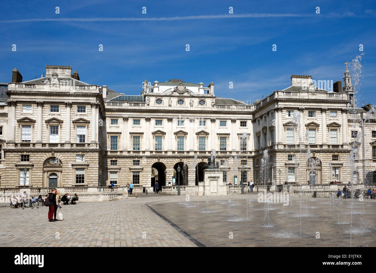 Somerset House Strand London England Stock Photo - Alamy