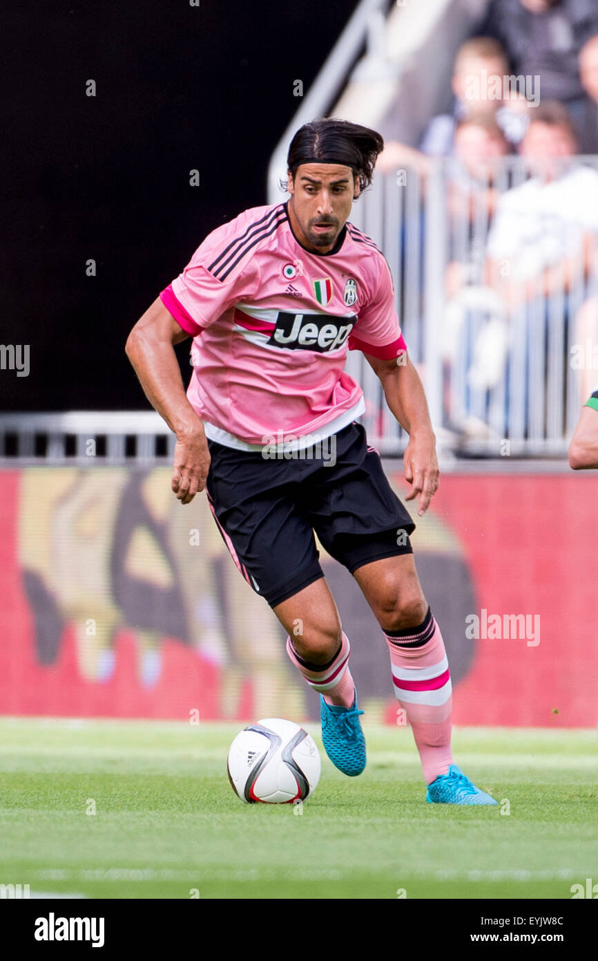 Gdansk, Poland. 29th July, 2015. Sami Khedira (Juventus) Football ...