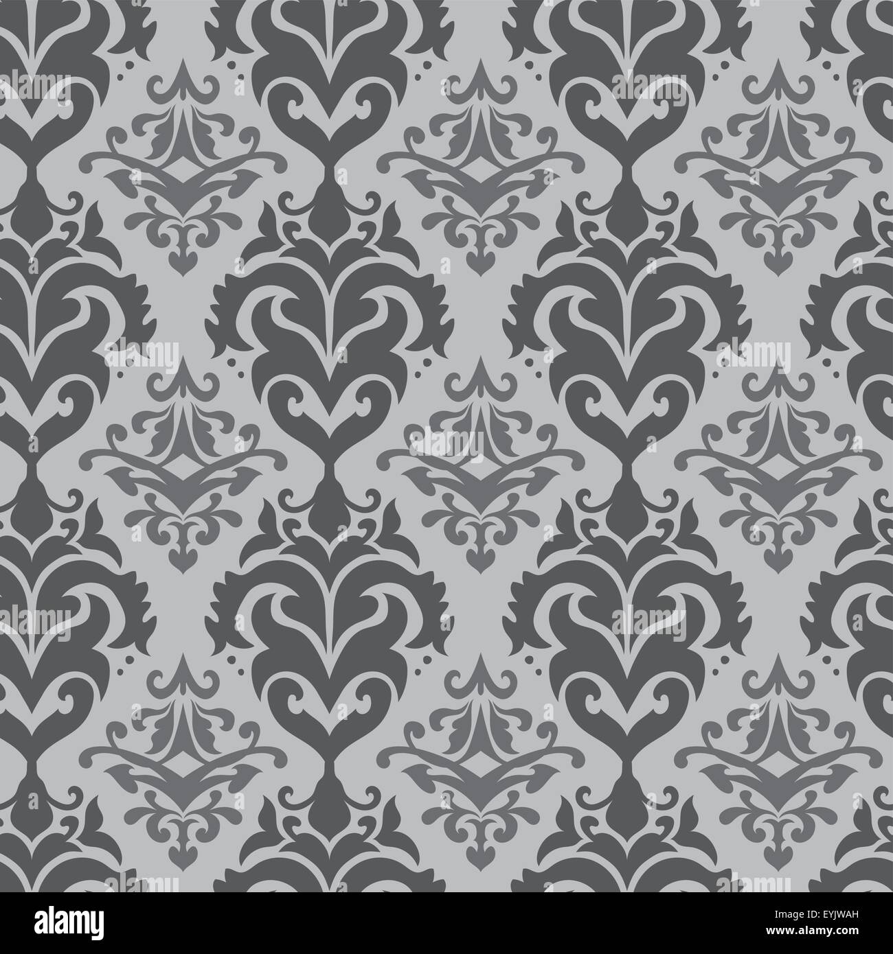 Seamless royal background with elegant floral motifs and swirls in ...