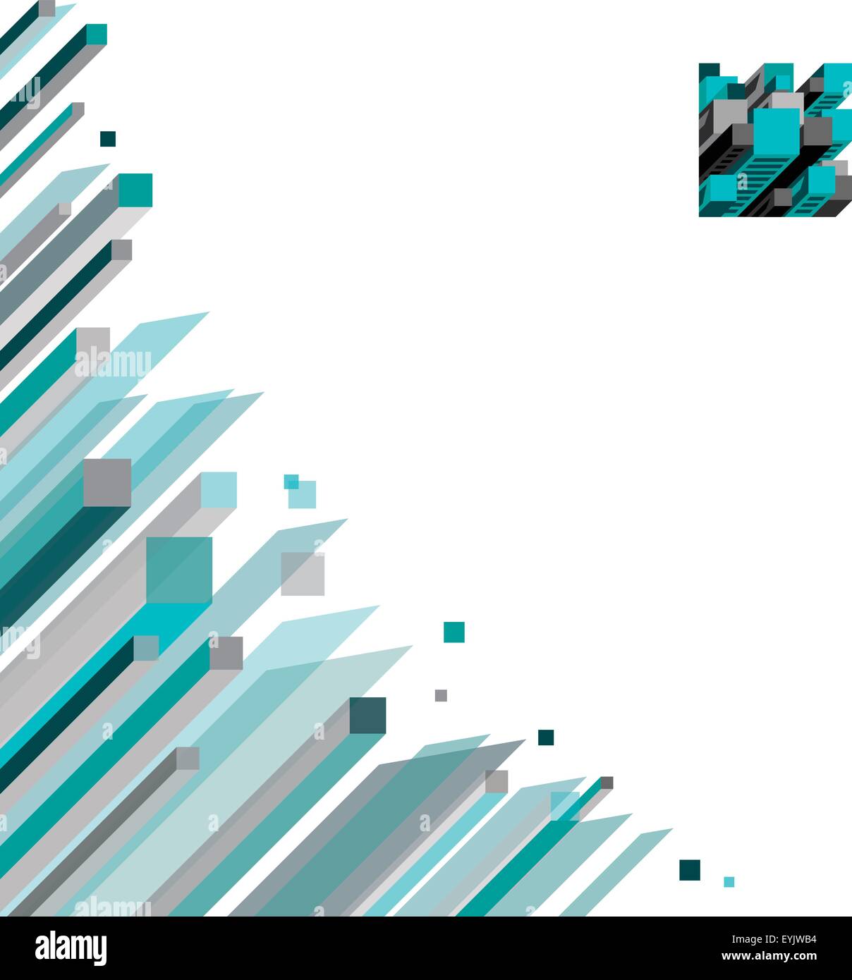 Vector abstract logo and geometric pattern illustration for corporate ...