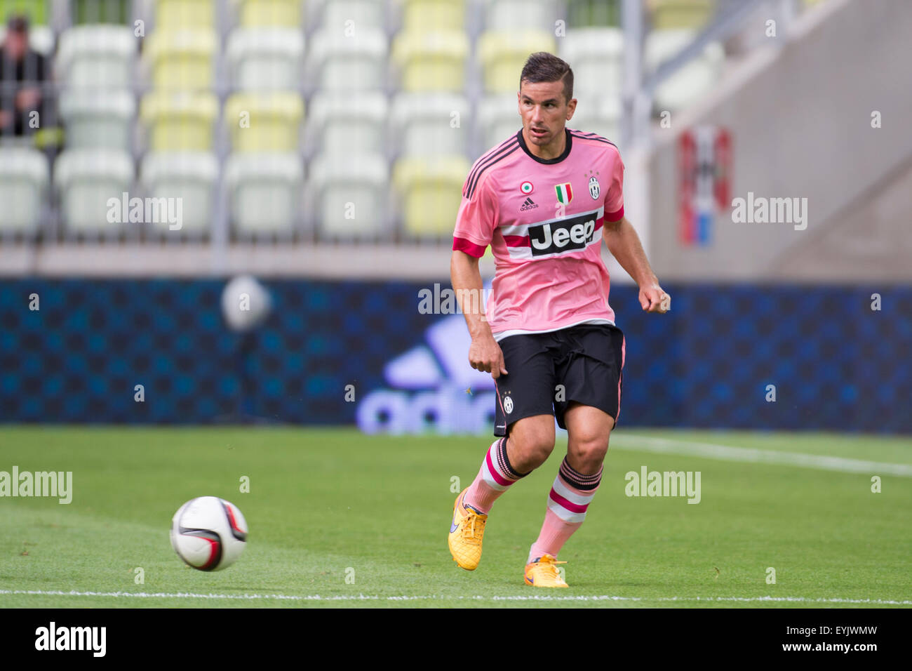 Gdansk, Poland. 29th July, 2015. Simone Padoin (Juventus) Football ...