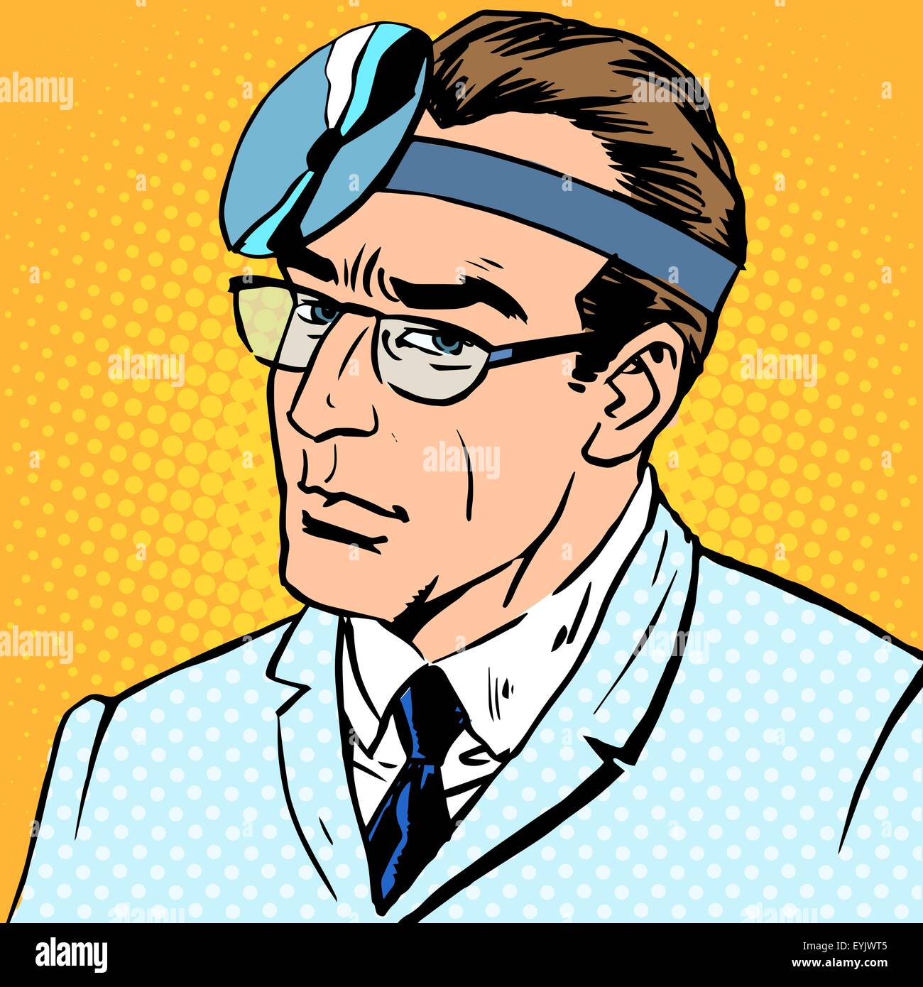 Doctor ear examination Stock Vector Images - Alamy