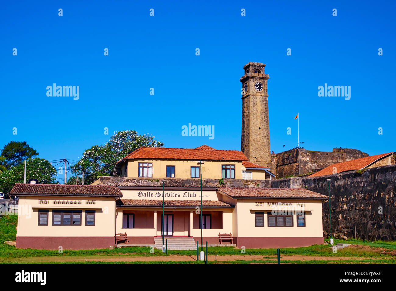 Sri Lanka, Southern Province, South Coast beach, Galle, old town, Dutch ...