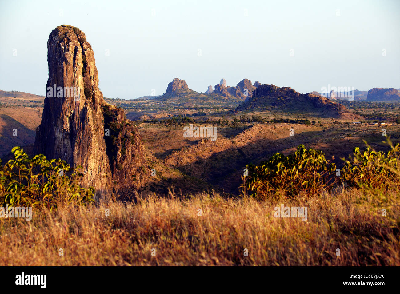 Africa, Cameroon, Far North Province, Rhumsiki village area, lunar ...