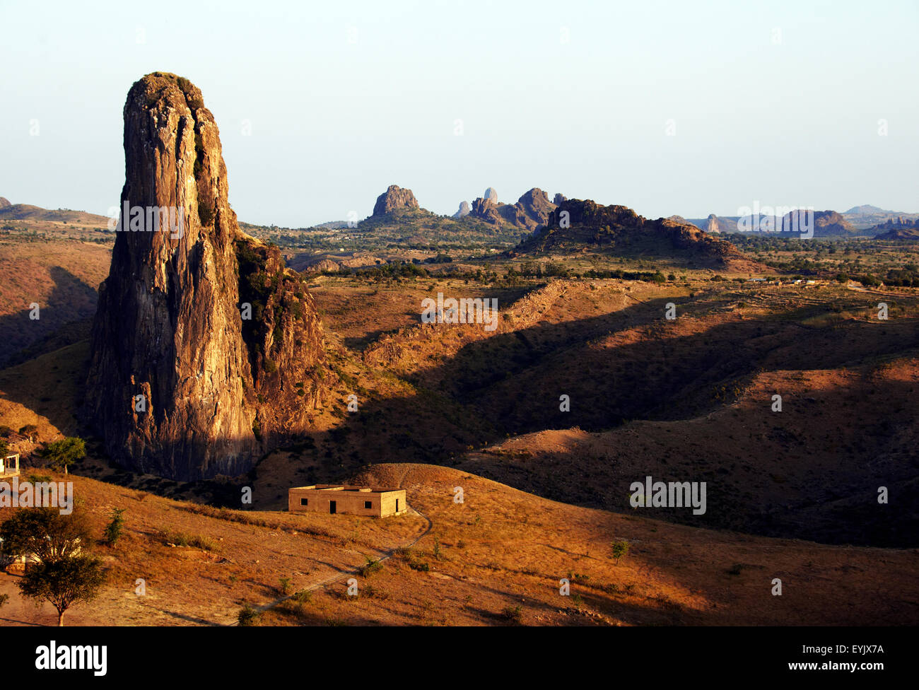 Africa, Cameroon, Far North Province, Rhumsiki village area, lunar ...