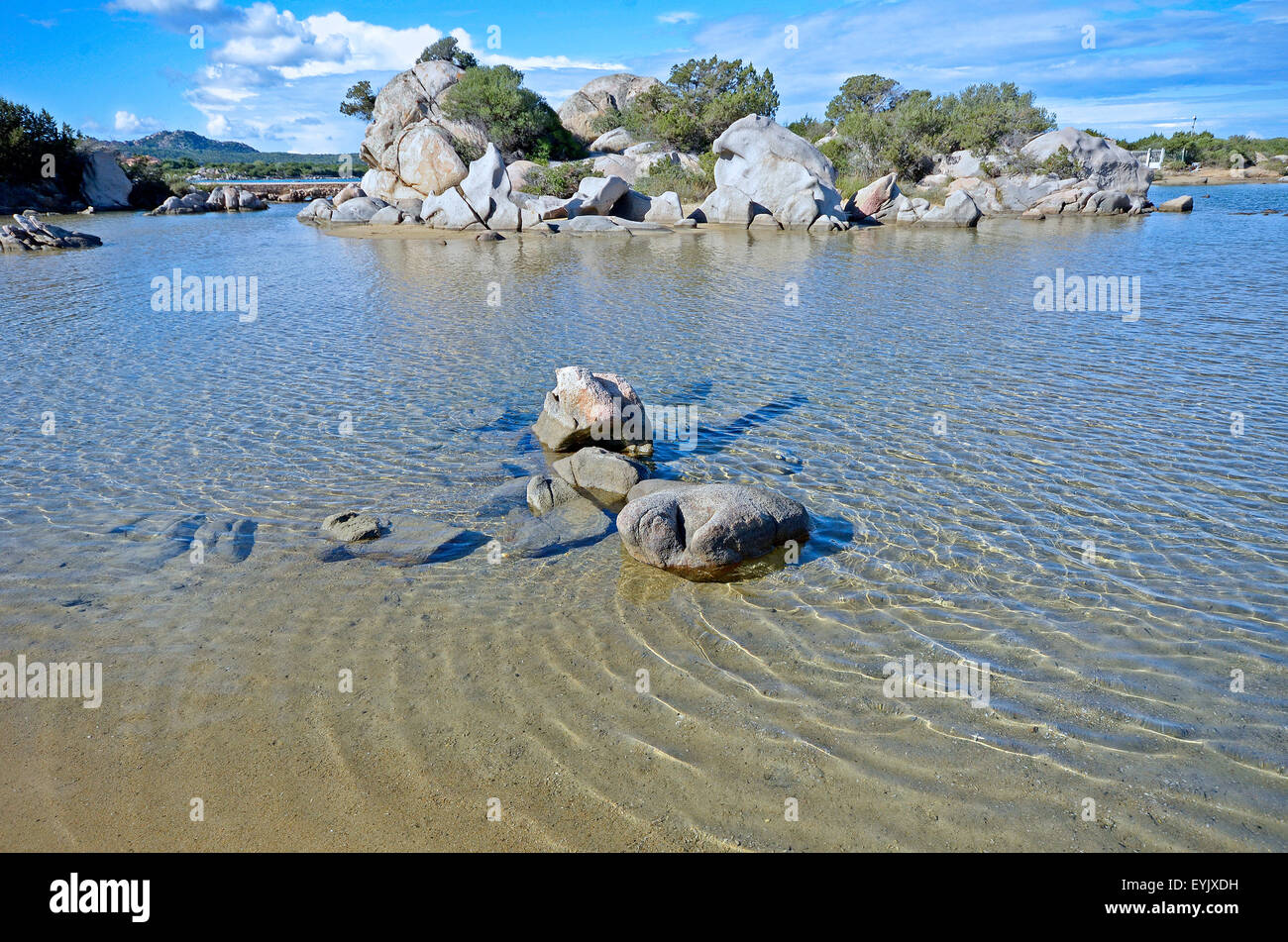 Sardinia,Italy: sand, rocks and sea Stock Photo - Alamy