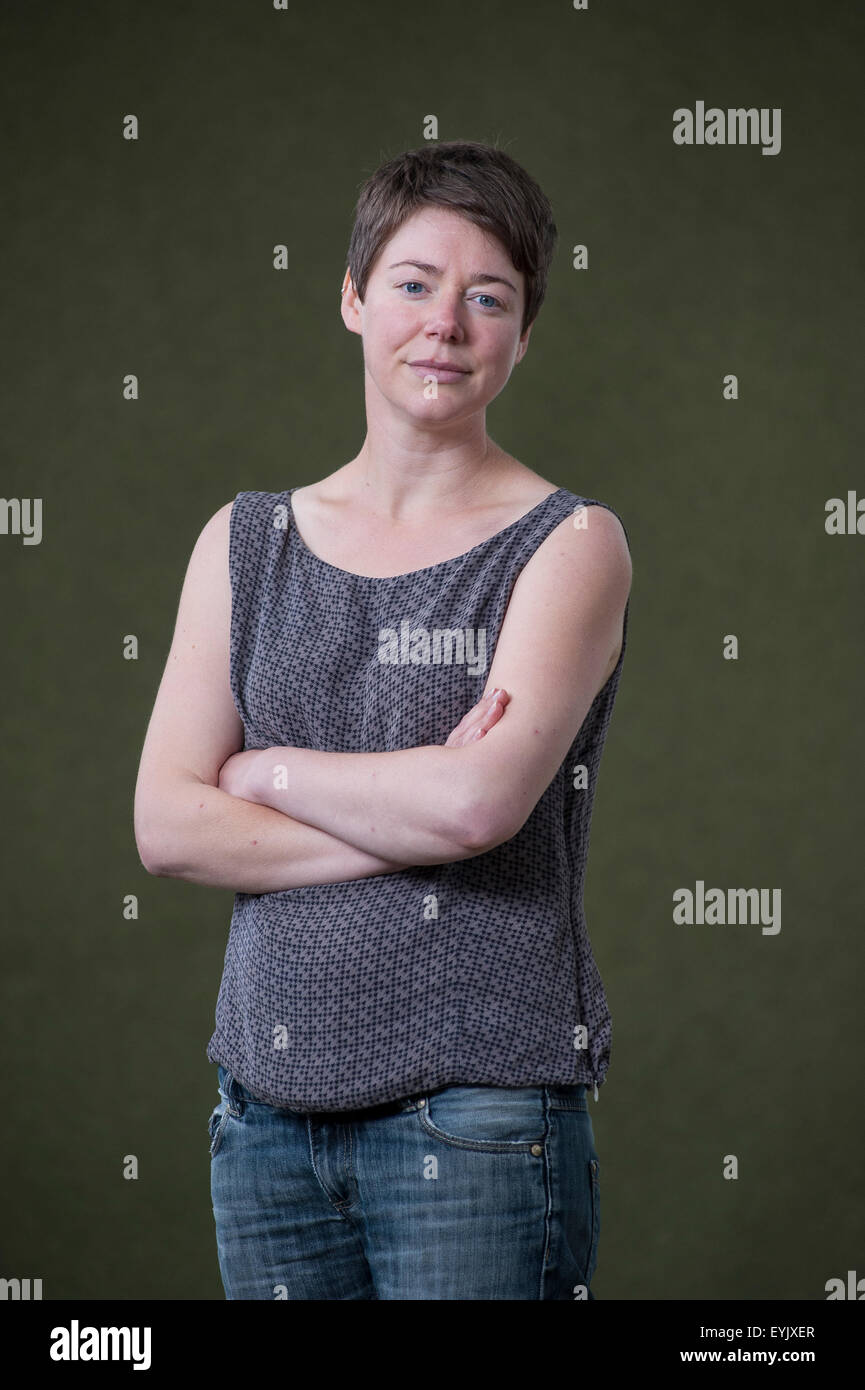 English poet Jen Hadfield, appearing at the Edinburgh International ...