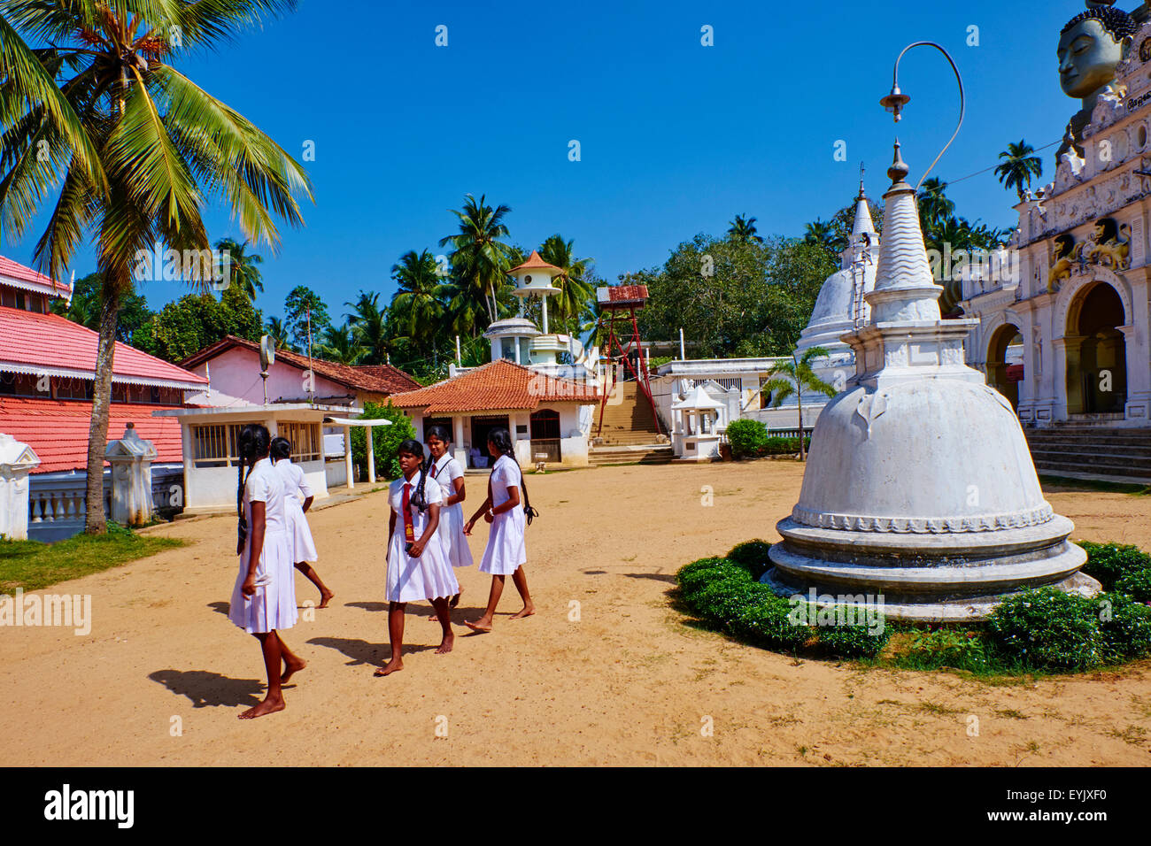 Sri Lanka, Southern Province, Matara district, Wewurukannala temple ...