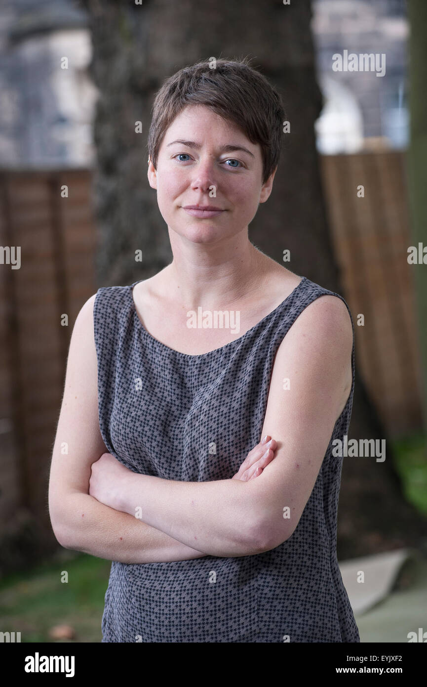 English poet Jen Hadfield, appearing at the Edinburgh International ...