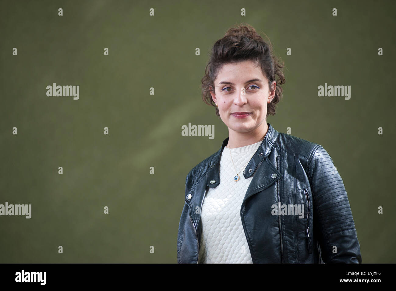 English actress and author, Jessie Burton, appearing at the Edinburgh ...