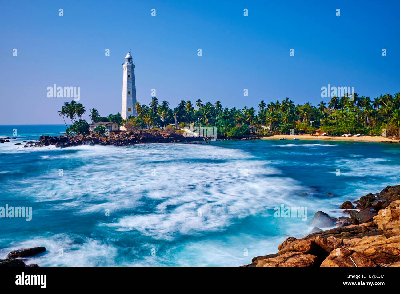 Sri Lanka, Southern Province, Matara district, Dondra Lighthouse Stock ...