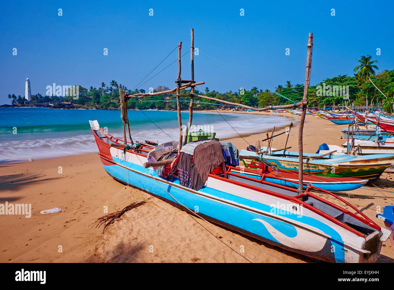 Sri Lanka, Southern Province, Matara district, Dondra beach and ...