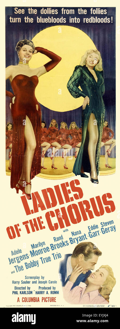 Ladies of the Chorus - Movie Poster Stock Photo - Alamy