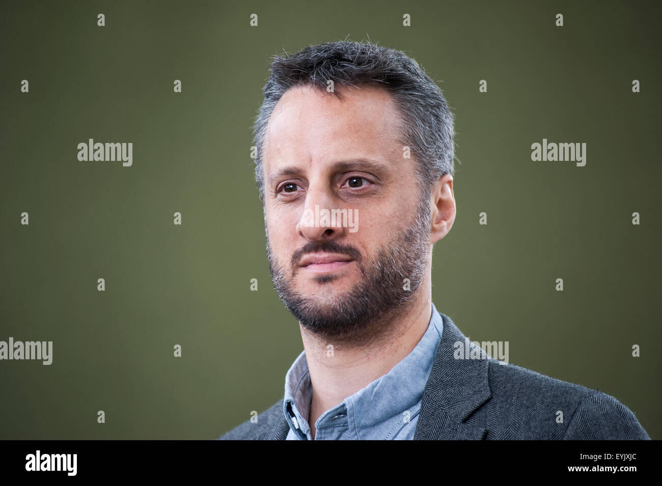 British novelist and poet Adam Foulds, appearing at the Edinburgh ...