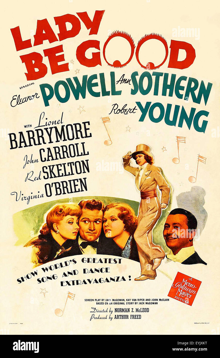 Lady be good 1941 movie poster hi-res stock photography and images - Alamy